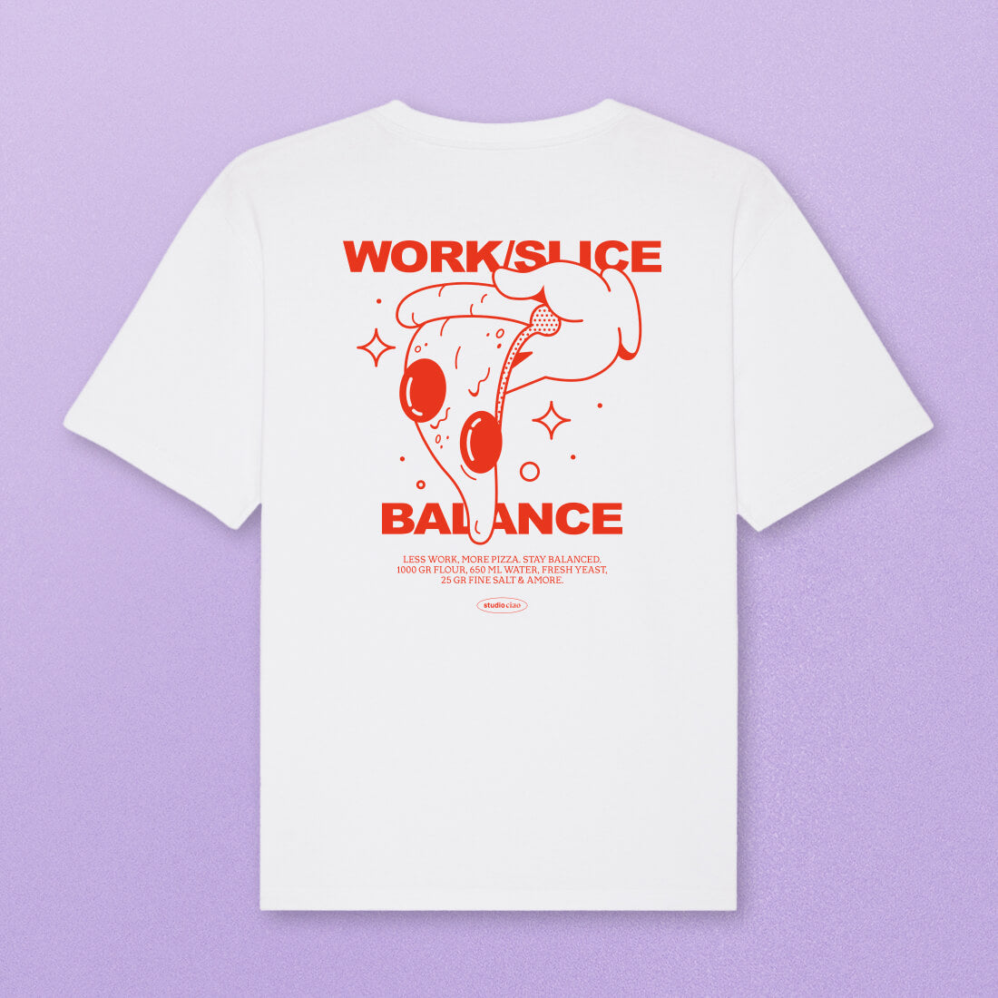 Work Slice Balance T-Shirt (Oversized) – studio ciao